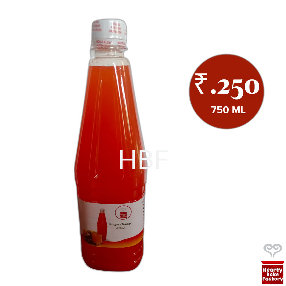 Ginger Orange Syrup – Hearty Bake Factory GSTIN: 32CHWPK4389M1ZF
