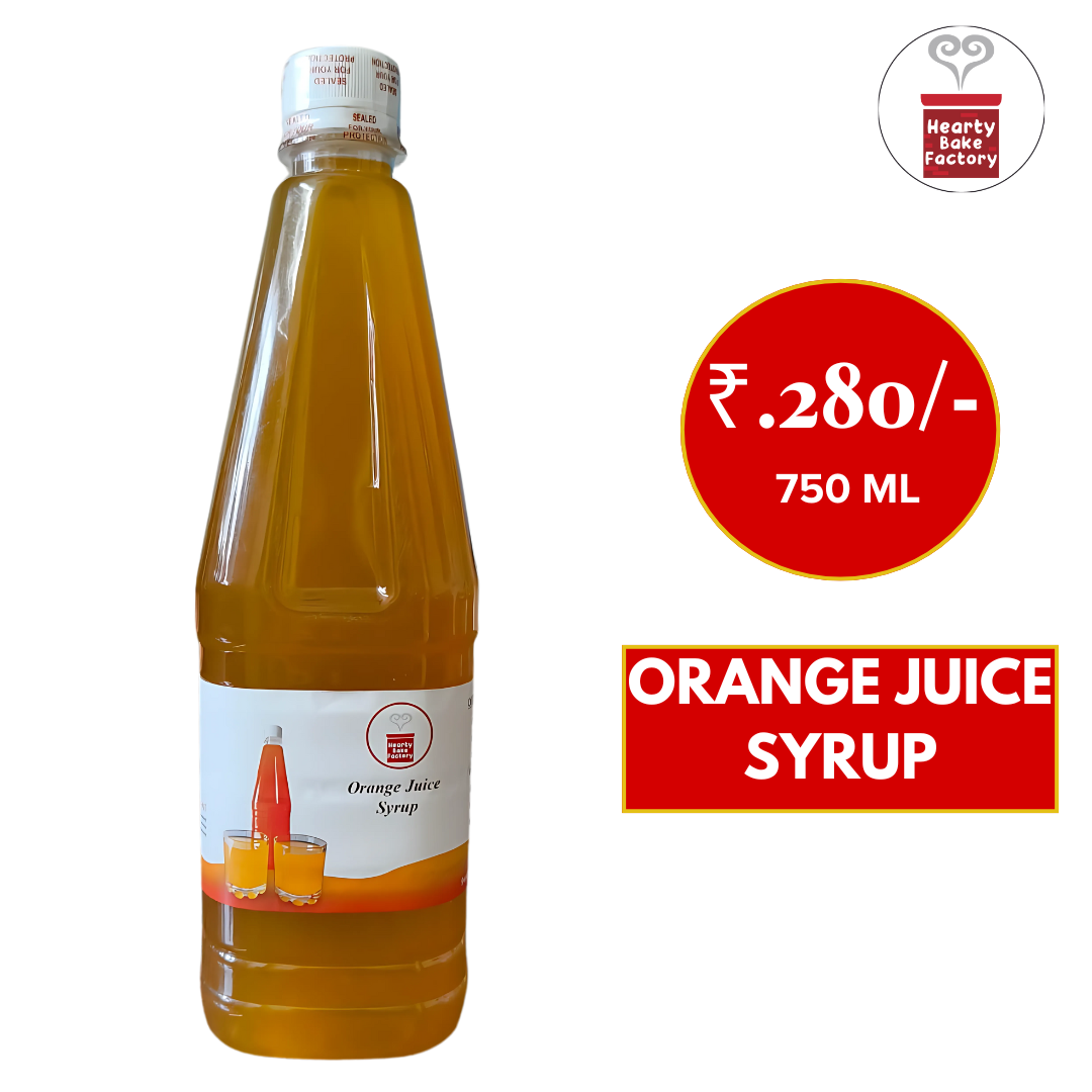 Orange Juice Syrup – Hearty Bake Factory